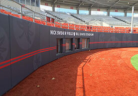 Custom Backstop Padding For Baseball & Softball | Field Wall Pads