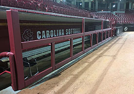 Dugout Rail & Post Padding | Field Wall Pads by SportsGraphics