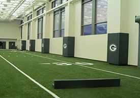 Indoor Practice Facility Wall Padding | Field Wall Pads by SportsGraphics